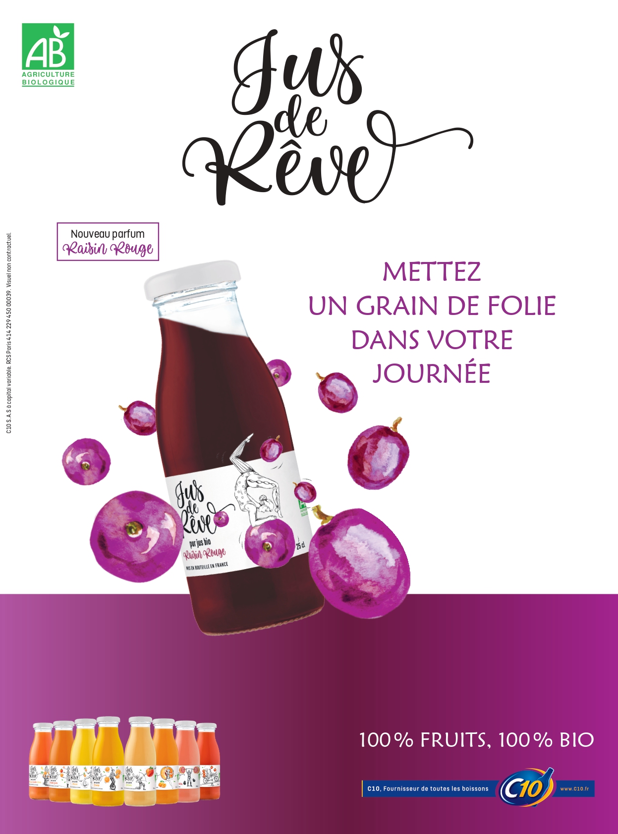 Nouveauté 2023 : Jus de Rêve Raisin Rouge